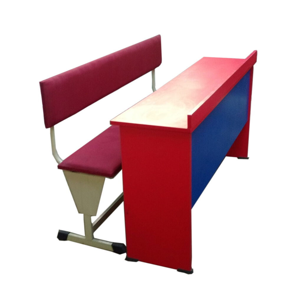 Multi Colour Dual Seater Study Table | Sharon Furniture