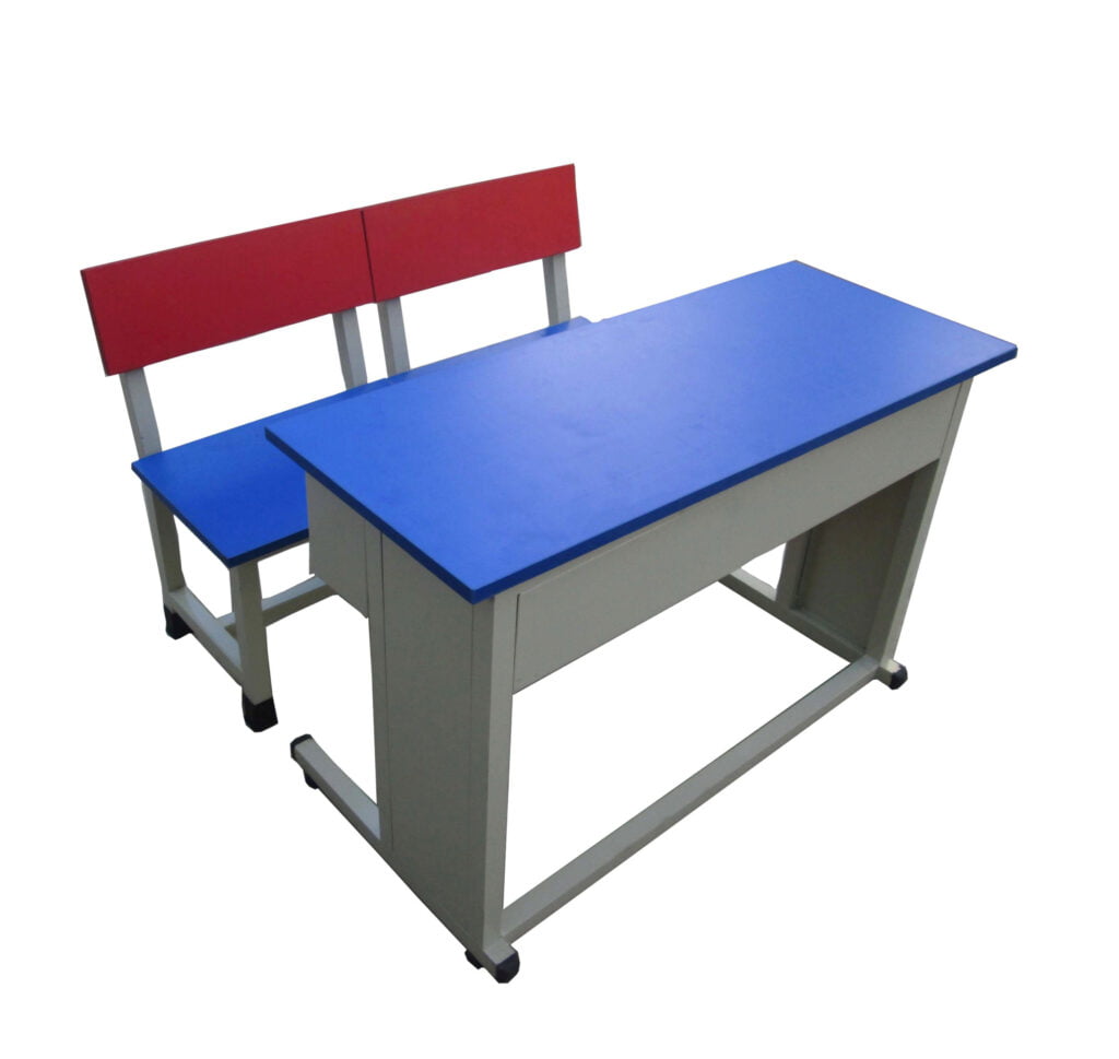 Blue and Maroon Study Desk and Chair | Sharon Furniture